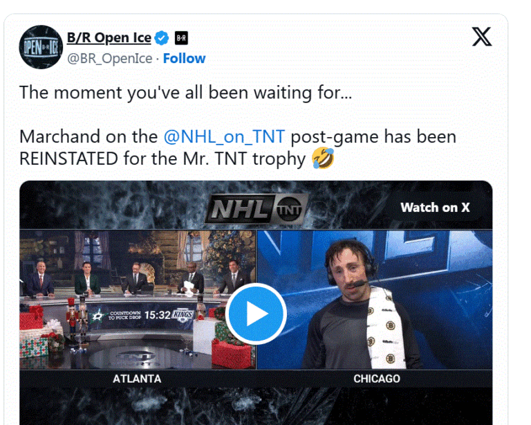 BREAKING: NHL on TNT has hilarious ‘suspension,’ then reinstatement of ...